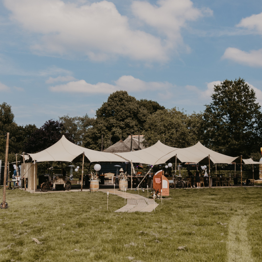Stretchtent 10x20 meter - VanBos